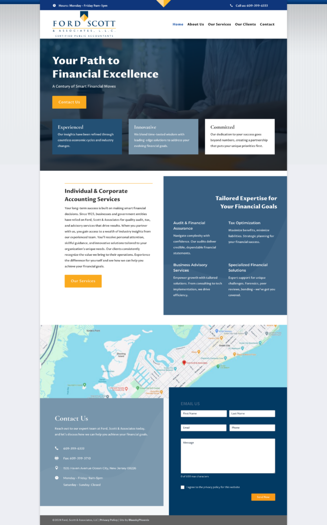 Accounting Firm Website Redesign: Ford Scott & Associates
