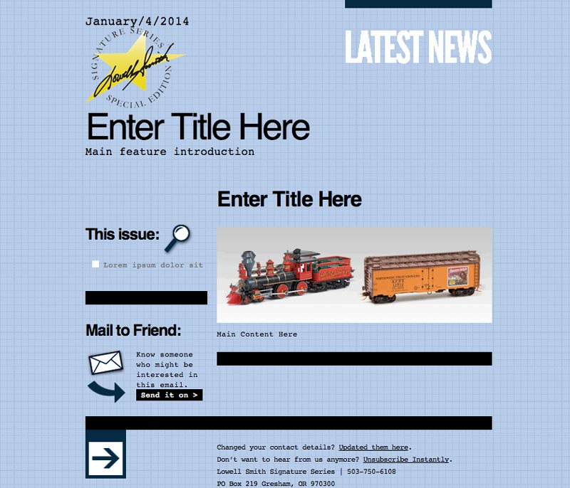 Featured Client | Lowell Smith Signature Series